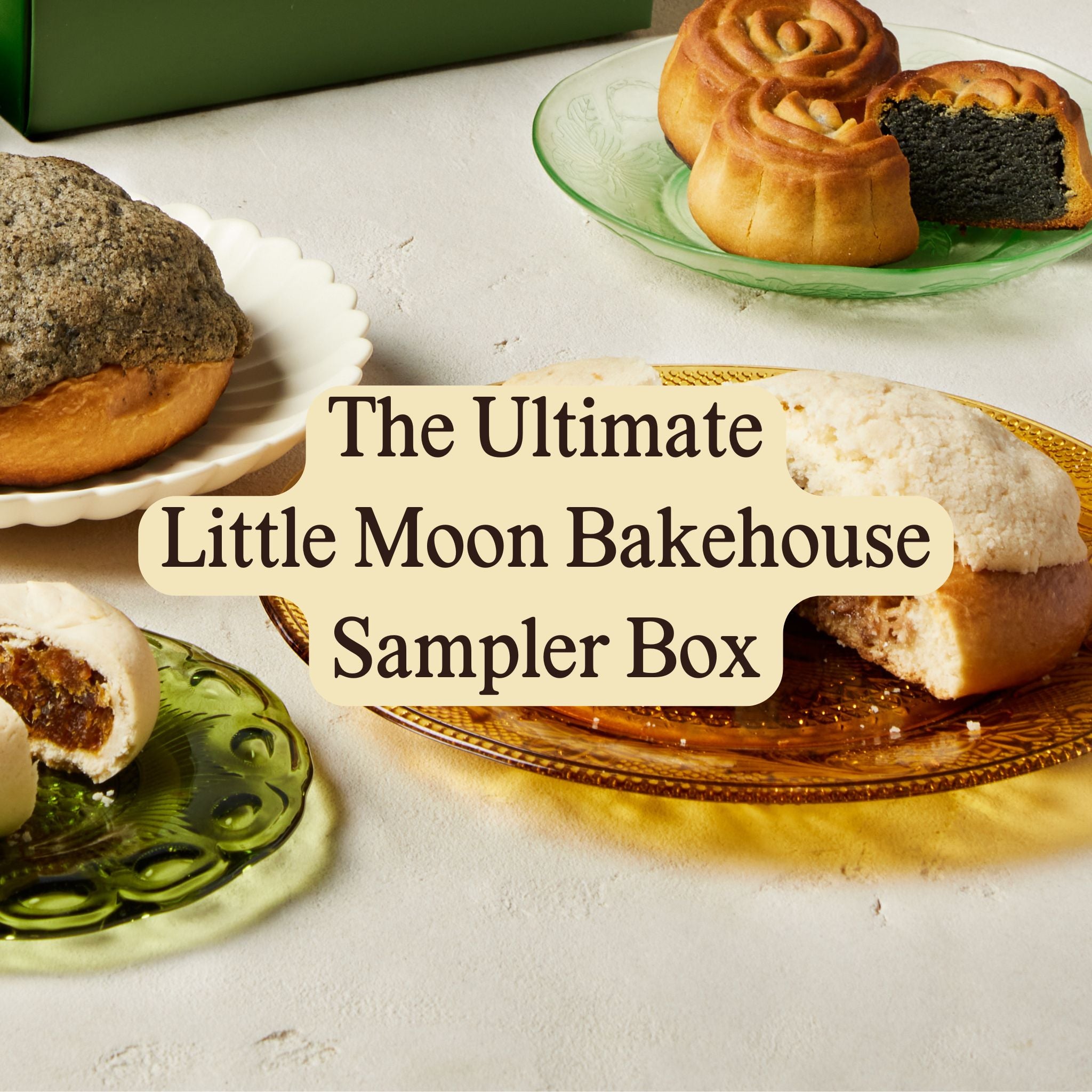 Ultimate Sampler Box - Vegan Asian Pastries – Little Moon Bakehouse
